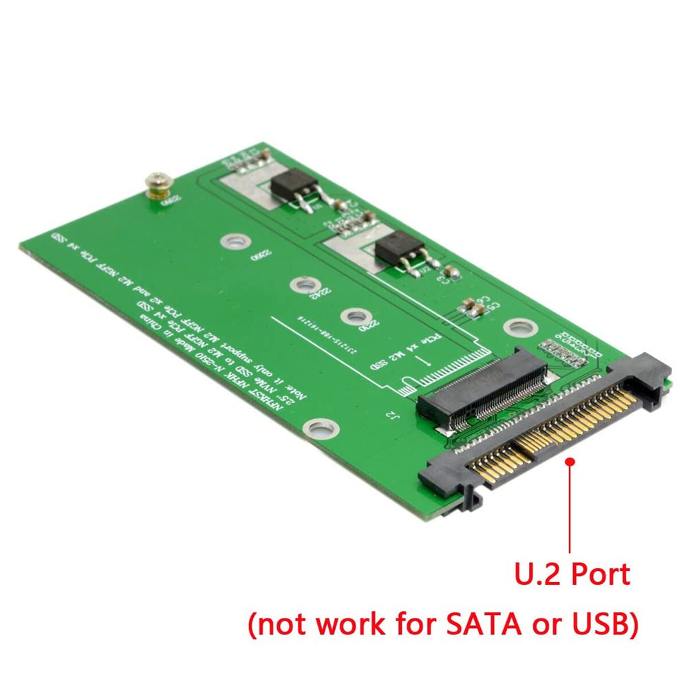 JSER SFF-8639 NVME U.2 to NGFF M.2 M-Key PCIe SSD Adapter for Mainboard Replace SSD 750 p3600 p3700