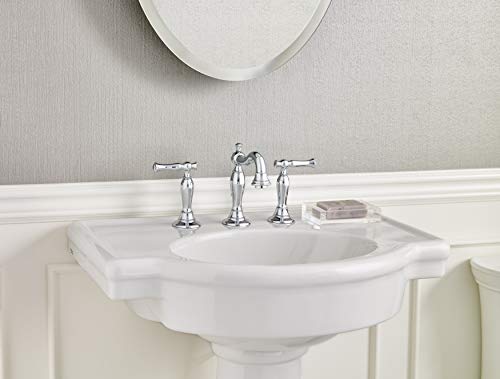 American Standard 7440851.002 Quentin 2-Handle 8 Inch Widespread Bathroom Faucet, 6.63 in wide x 8.00 in tall x 7 in deep, Chrome