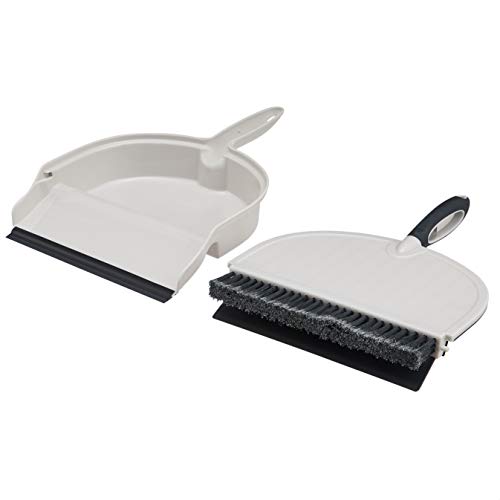 AmazonCommercial 10-inch Brush and Dustpan Set, 252 Count, 12 Pack of 21
