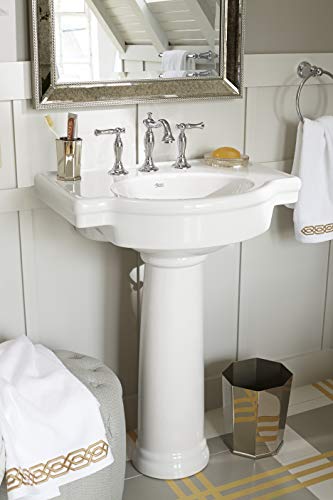 American Standard 7440851.002 Quentin 2-Handle 8 Inch Widespread Bathroom Faucet, 6.63 in wide x 8.00 in tall x 7 in deep, Chrome