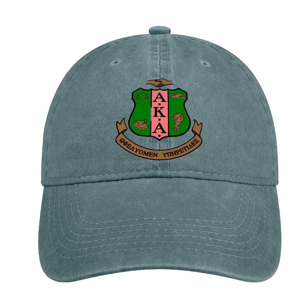 AKA SOR-ority Unisex Baseball Cap 100% Cotton Classic Washed Denim Adjustable Dad Hat Fits Men Women