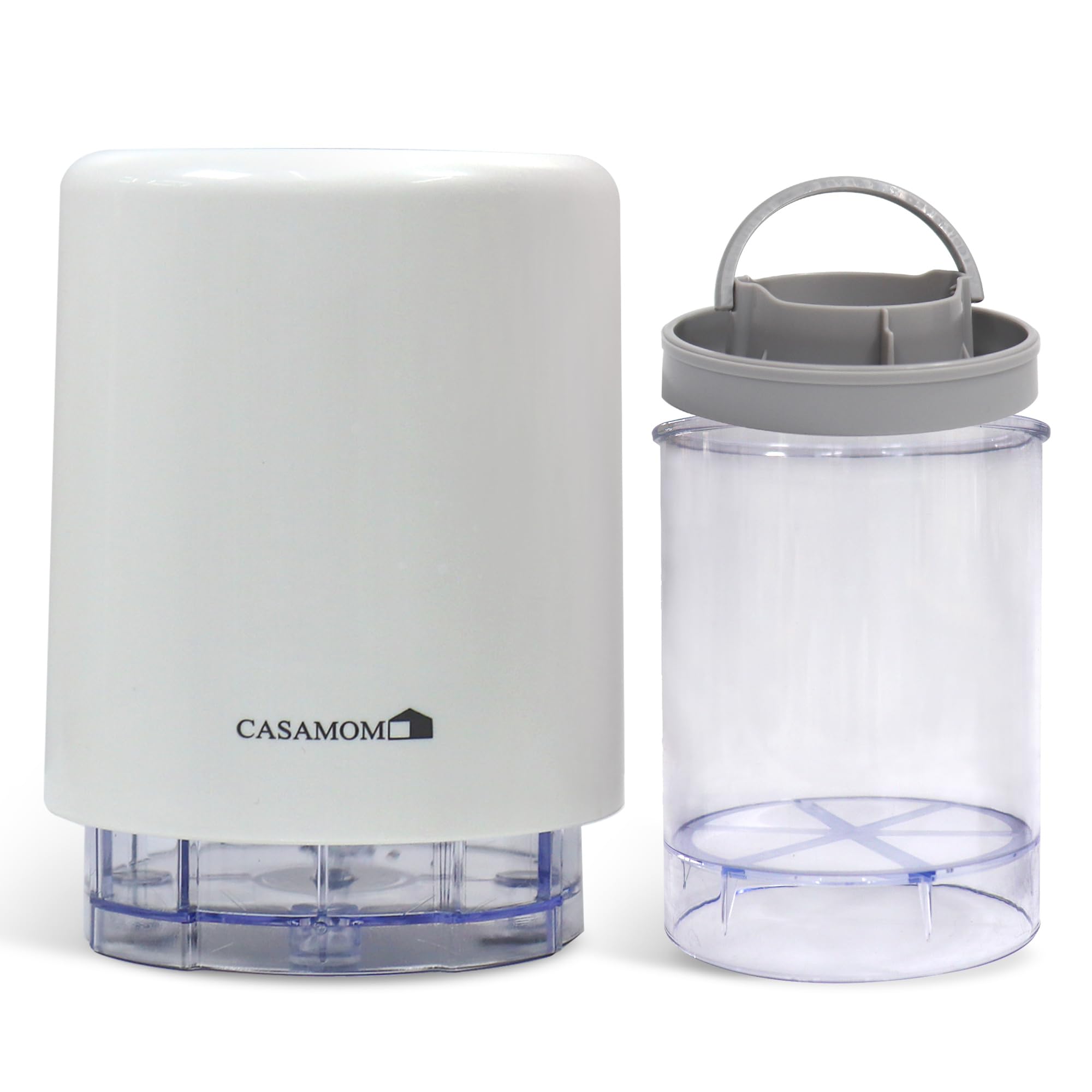 CASAMOM Food Dehydrator, Greek Yogurt Maker,Experience Korean cuisine with time-saving cooking techniques, JJAGOJJAGO,White (White)