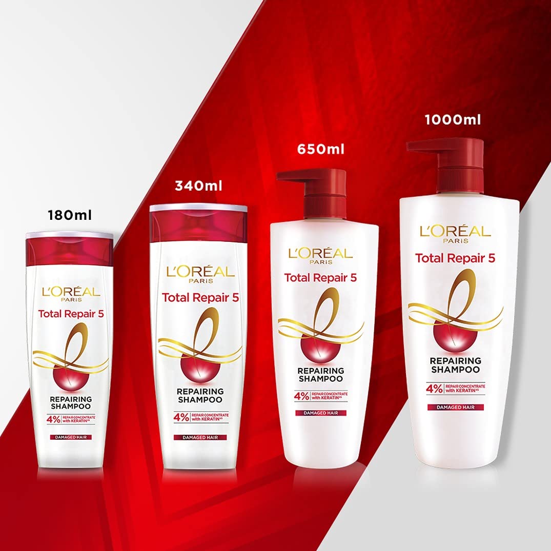 L'Oreal Paris Total Repair 5 Shampoo, 360ml