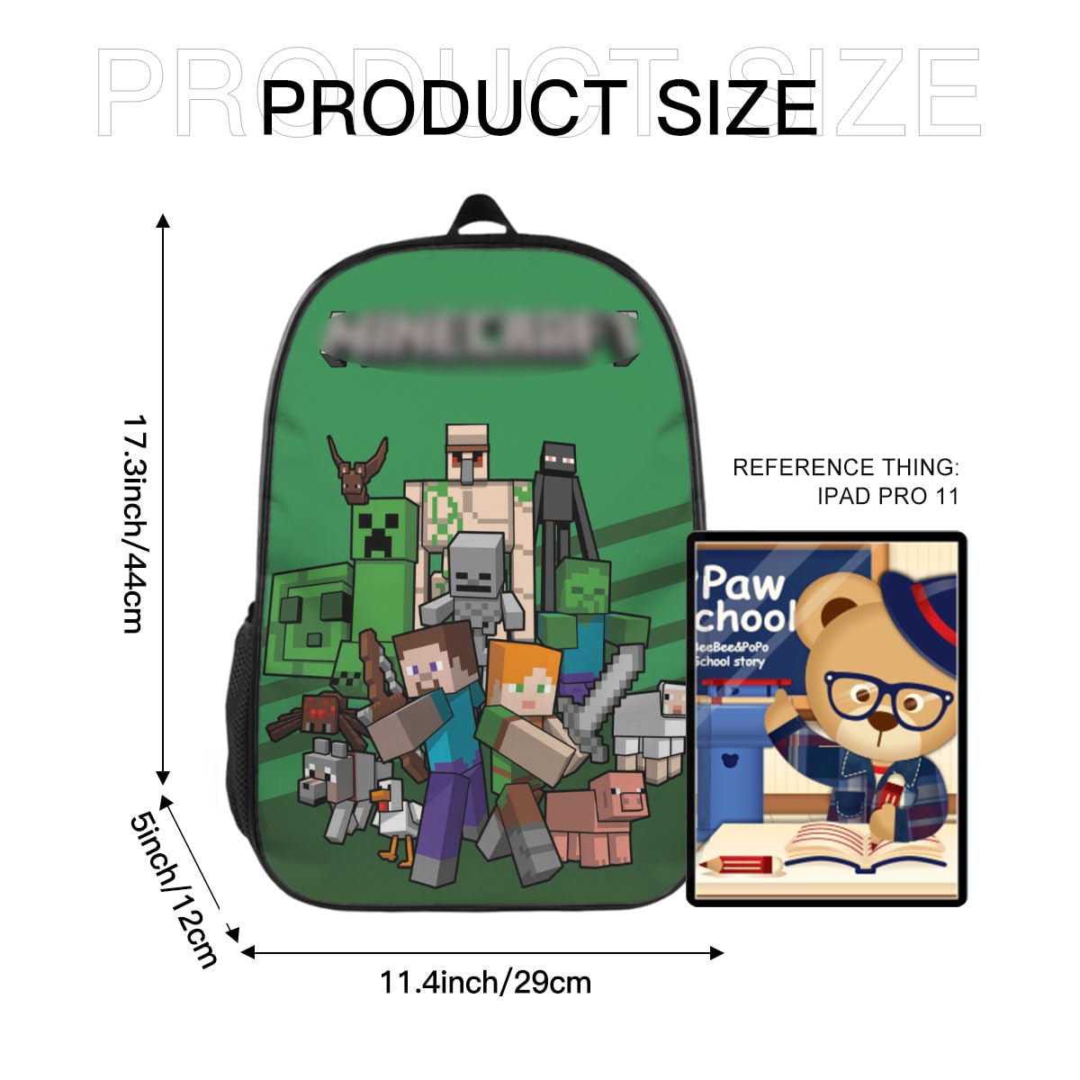 Anime Backpack 3d Printed Backpack for Men Women Travel Sports, Laptop Backpack Shoulders Casual Daypack for Unisex 17 Inch