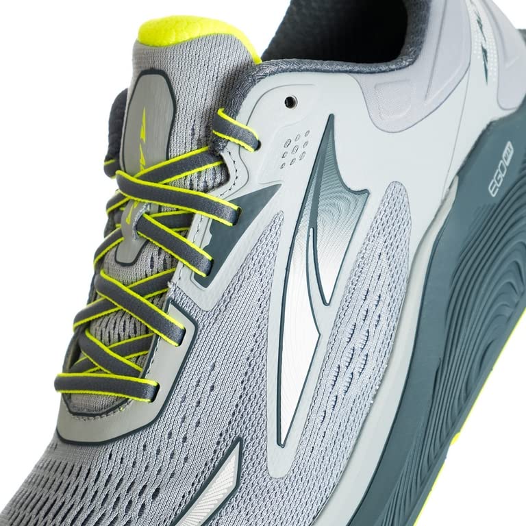 ALTRA Mens's Paradigm 6 Running Shoes Gray/Lime 8.5