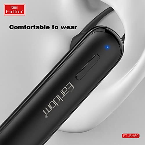 BABYCE Bluetooth Earpiece for Cell Phone with Mic Wireless in Ear Earbud Headphones Car Headset Noise Canceling Hands Free Calling Compatible Driving