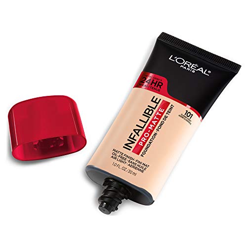 L’Oréal Paris Cosmetics Makeup Infallible Pro-Matte Liquid Longwear Foundation, Classic Ivory, 1 fl oz