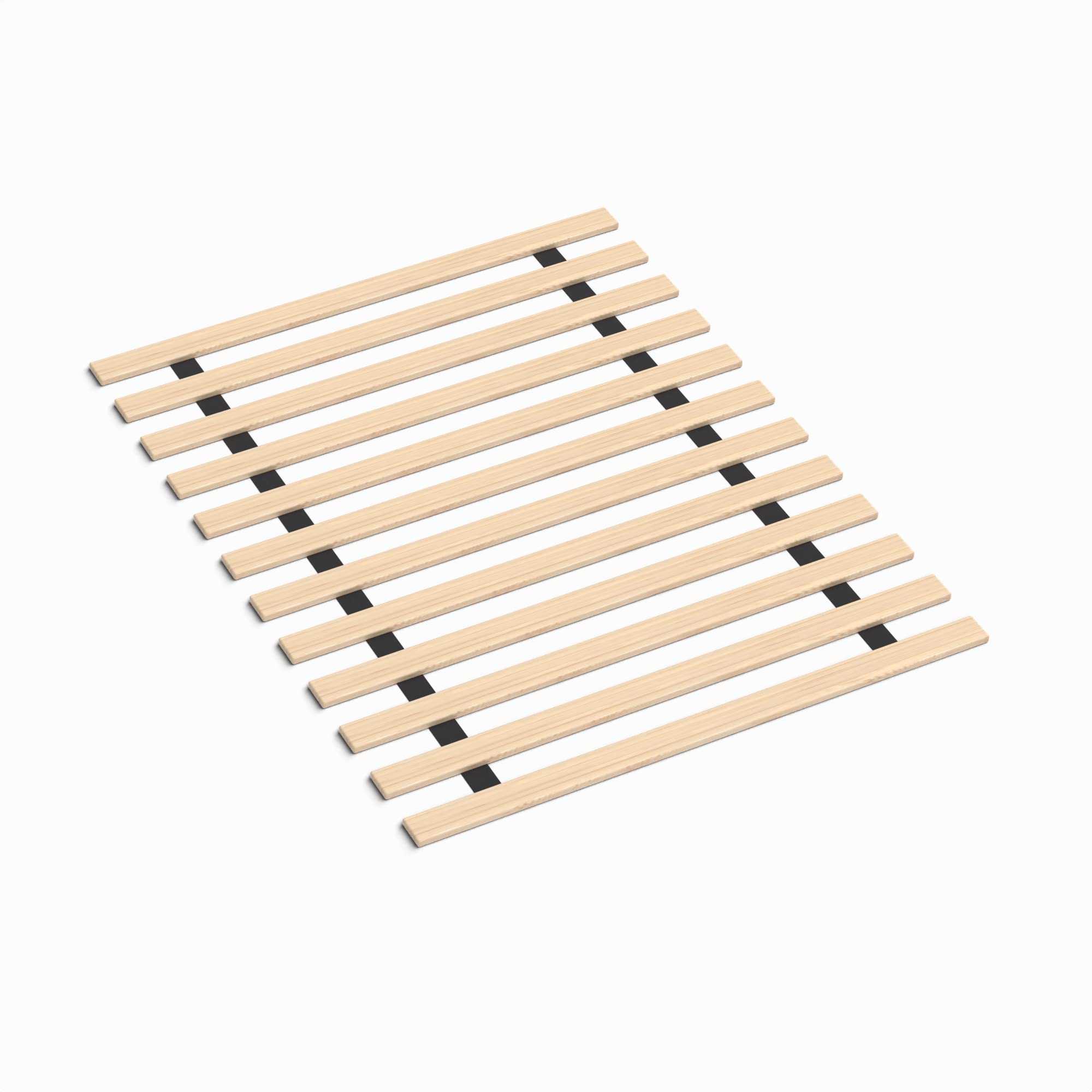 Continental Mattress 0.75-Inch Standard Mattress Support Wooden Bunkie Board, Full XL Size, Horizontal Slat