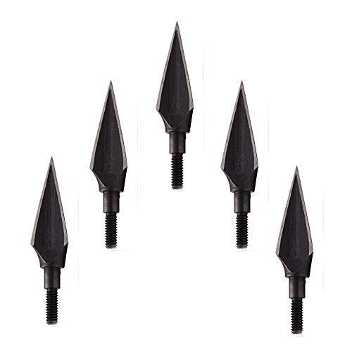 Archery Broadheads 100 Grain Traditional Hunting Arrow Head for Compound Bow,Pack of 6