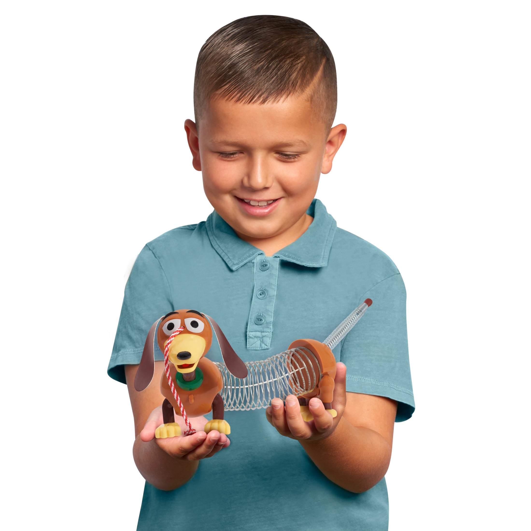 Disney and Pixar Toy Story Slinky Dog Jr Pull Toy, Toys for 3 Year Old Girls and Boys, Kids Toys for Ages 18 Month by Just Play