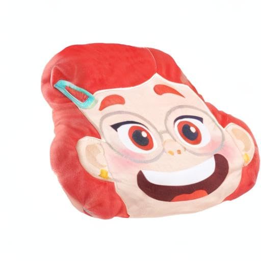 Disney and Pixar Turning Red Meilin Lee Reversible 11-inch Plushie Character Head, Kids Toys for Ages 3 Up by Just Play