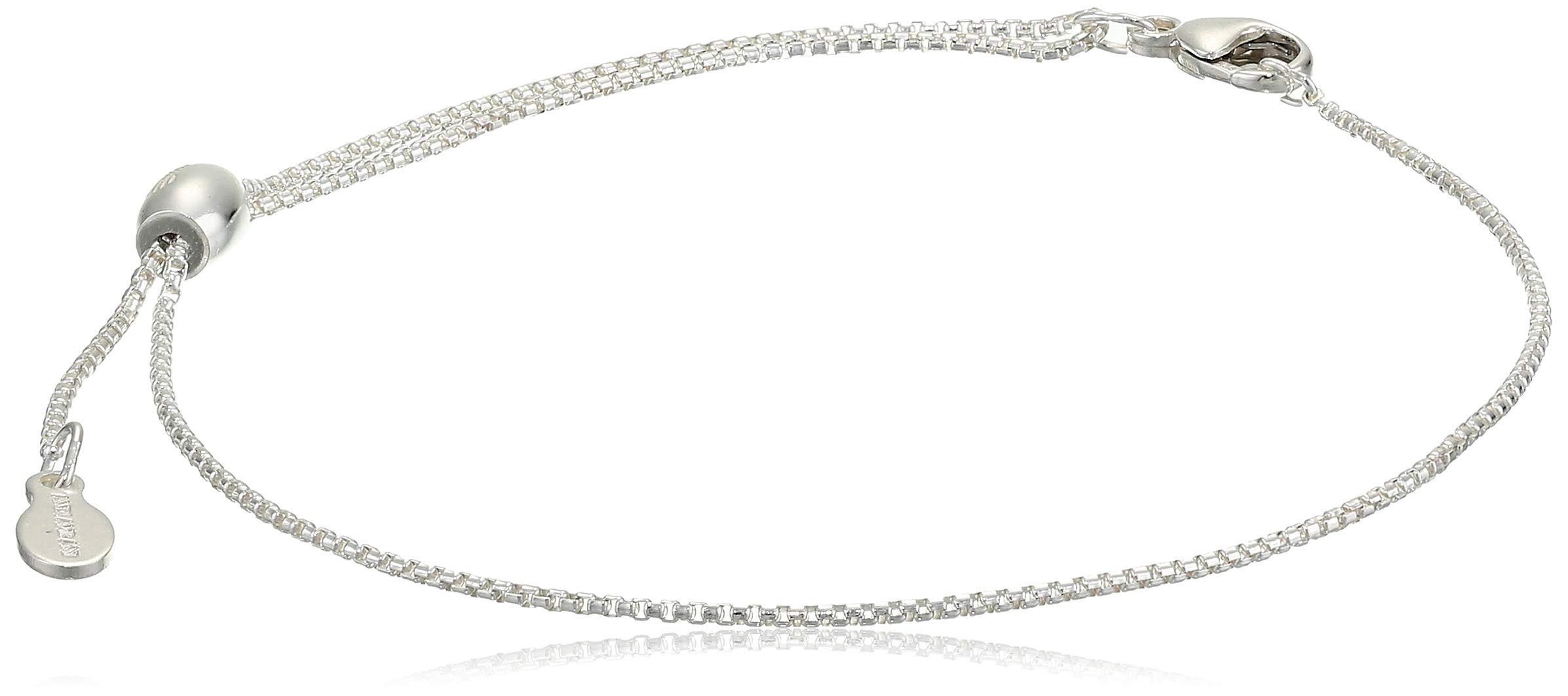 Alex And Ani Replenishment 19 Women's Pull Chain Clasp Bracelet, Sterling Silver