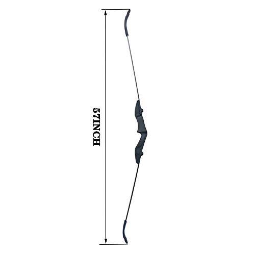 Archery Recurve Bow 20 30 40Lbs Takedown Bow Target Left Right Hand Outdoor Hunting Training Target Practice for Adults Beginners (30LBS)