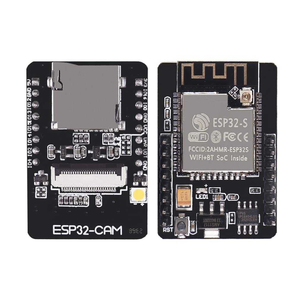 ACEIRMC 2pcs ESP32-CAM WiFi Bluetooth Camera Module Development Board ESP32 with Camera Module OV2640 2MP for Arduino (2pcs)