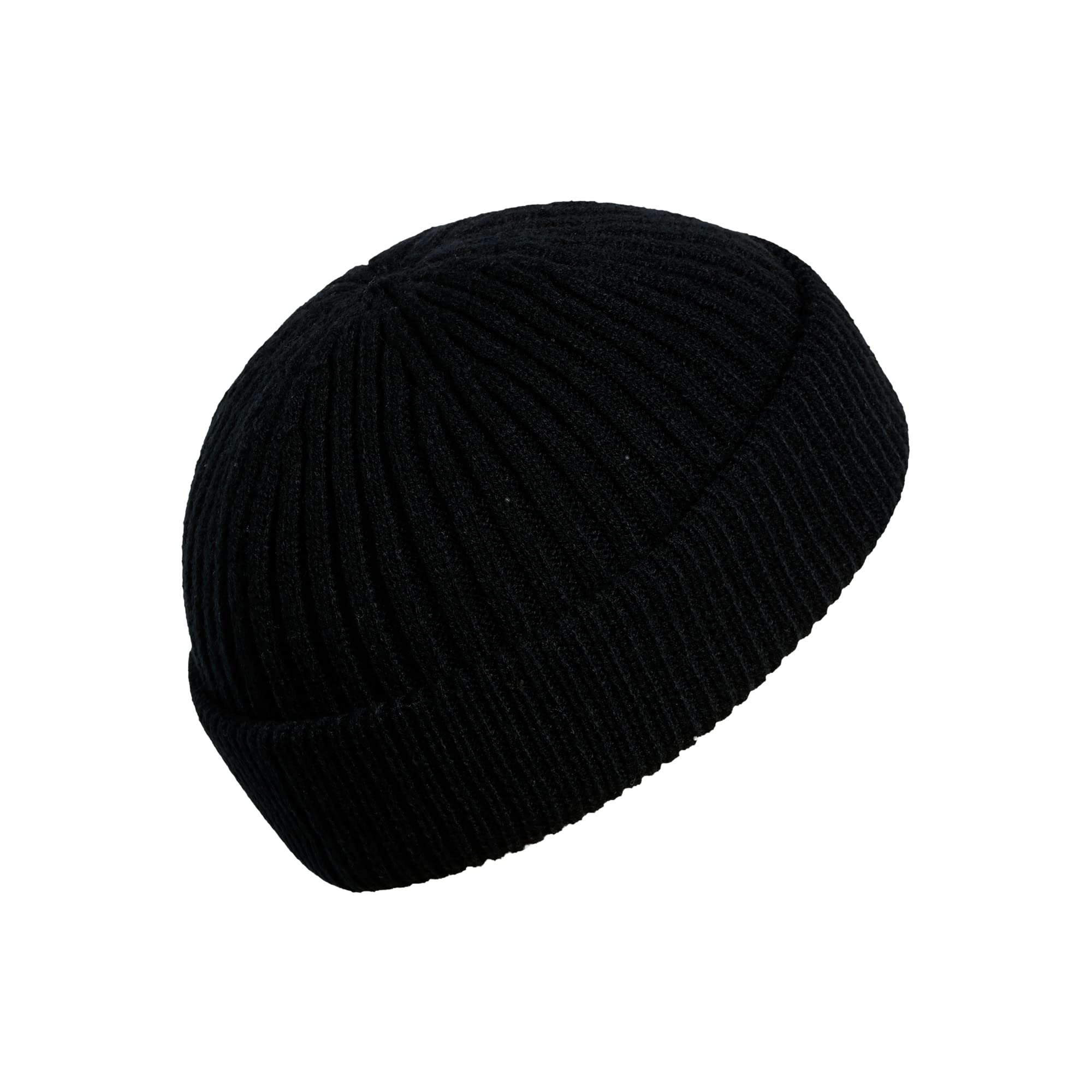 adidas Originals Short Fit Sport Beanie, Black/White, One Size