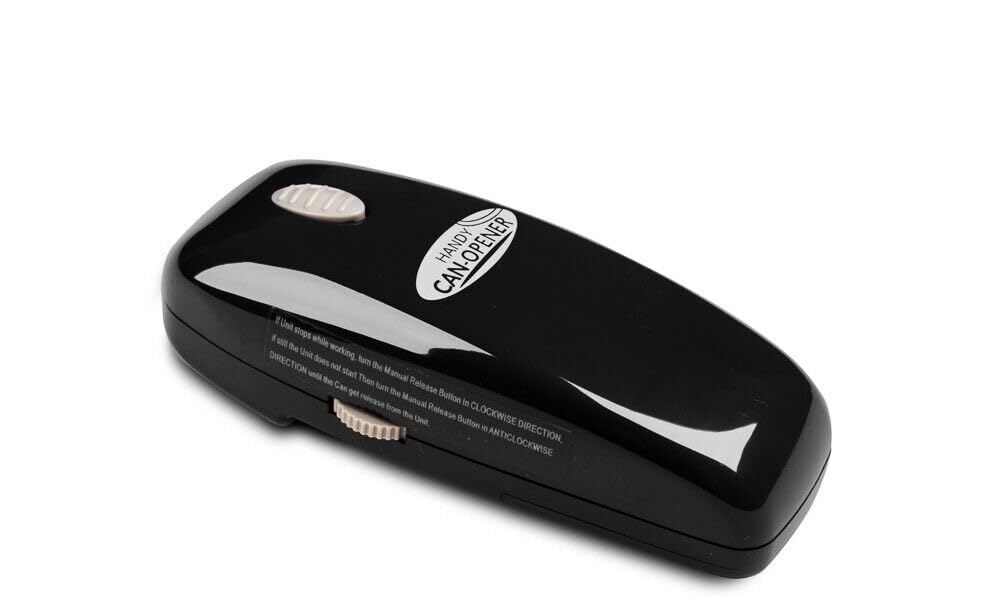 As Seen on TV Handy Can Opener (Black) Battery-Operated Auto Hands-Free Opener