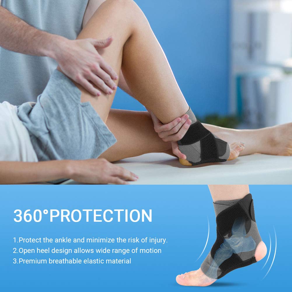 Ankle Support Brace Ankle Protection Adjustable Compression Ankle Braces for Sports Protection