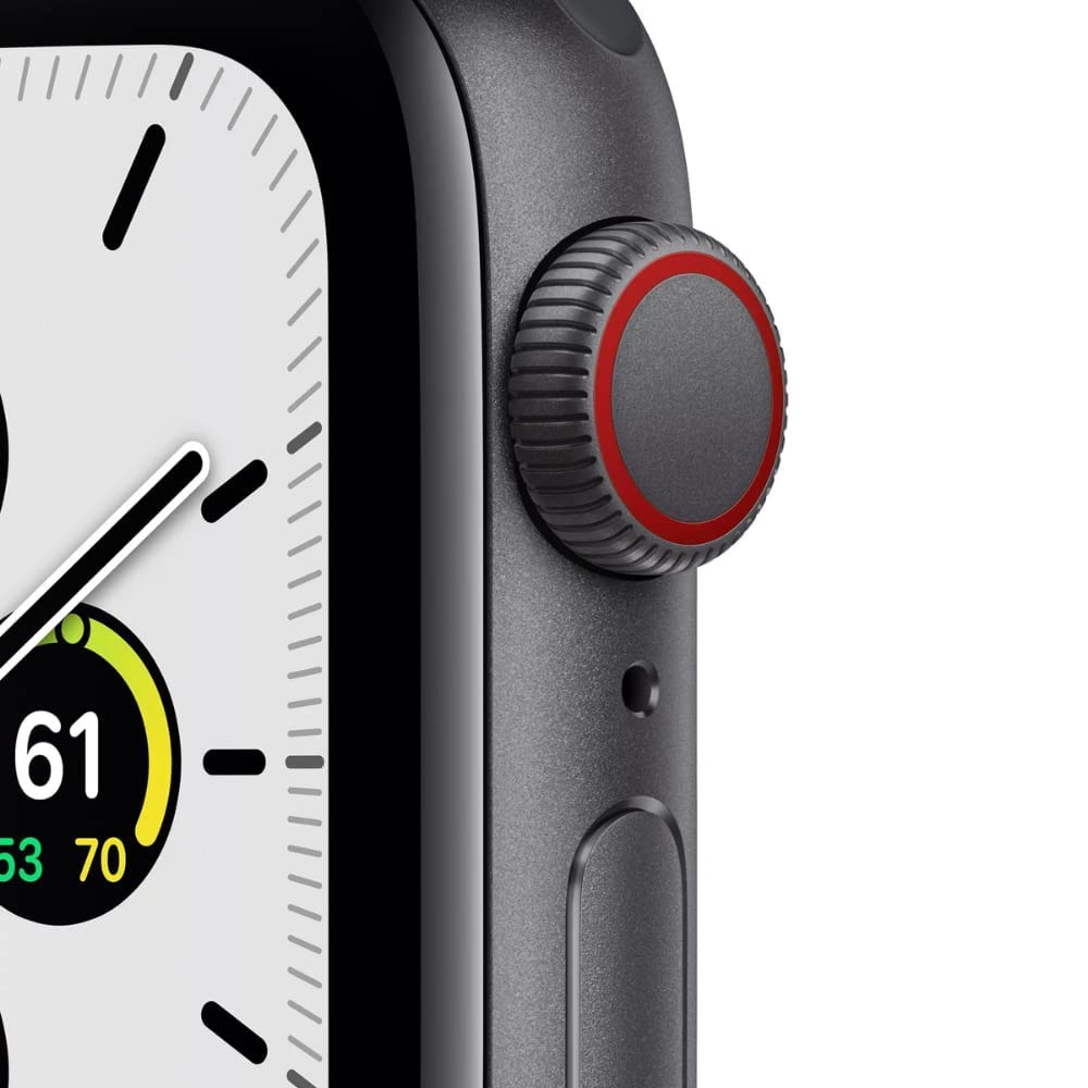 Apple Watch SE (GPS + Cellular, 40MM) - Space Gray Aluminum Case with Midnight Sport Band (Renewed)