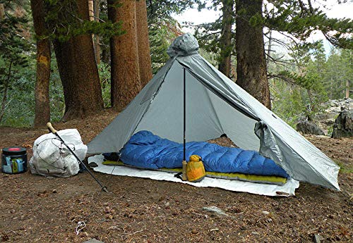 Anchor Tab Products - 90" X 54" Tyvek House Wrap Tent Footprint/Ground Sheet/Camp Tarp w/ 6 Anchor Loops
