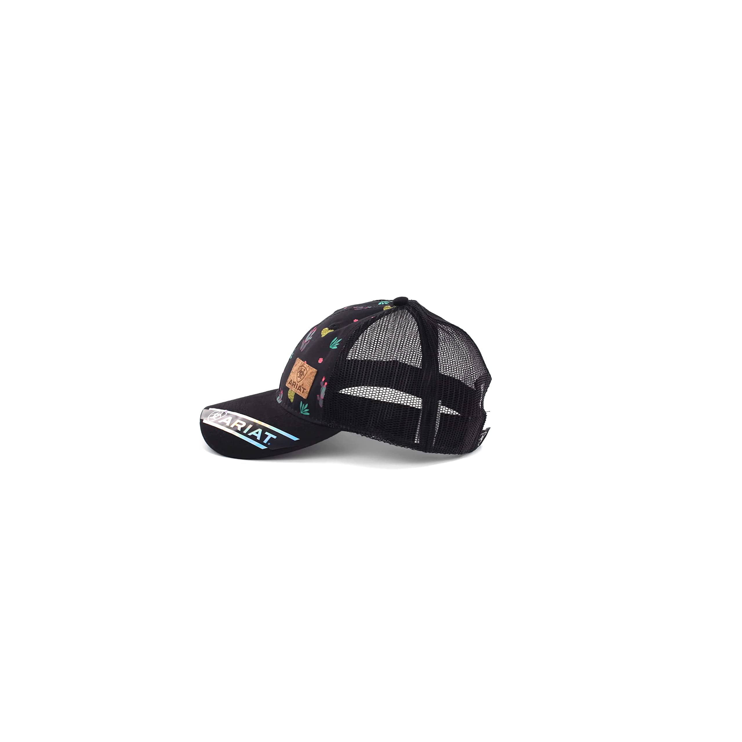 ARIAT Women's Black Cactus Cap with Snapback Closure