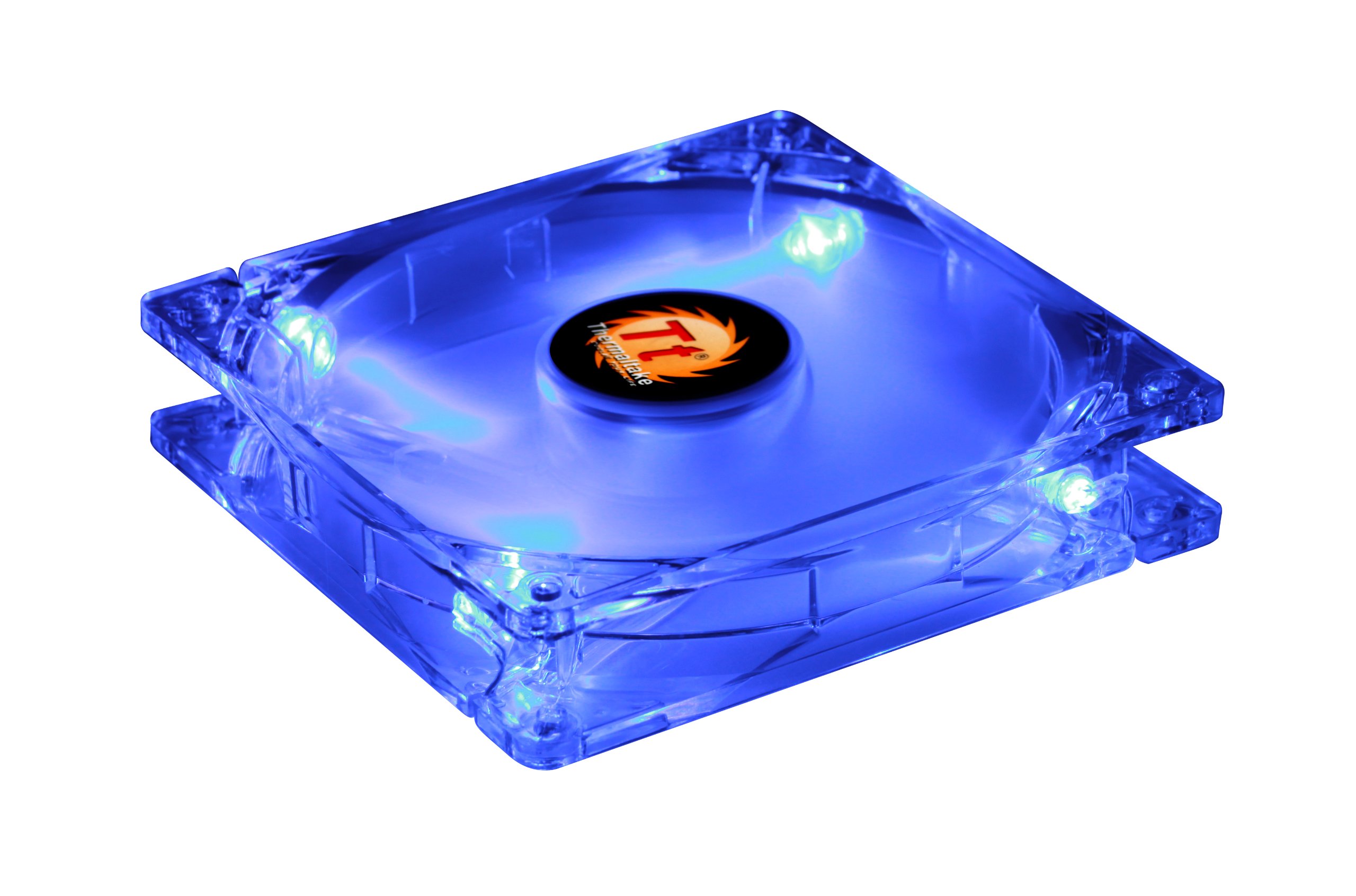 Thermaltake Blue-Eye Silent Smart 80mm Blue Led Case Fan with Adjustable Fan Speed Control AF0025