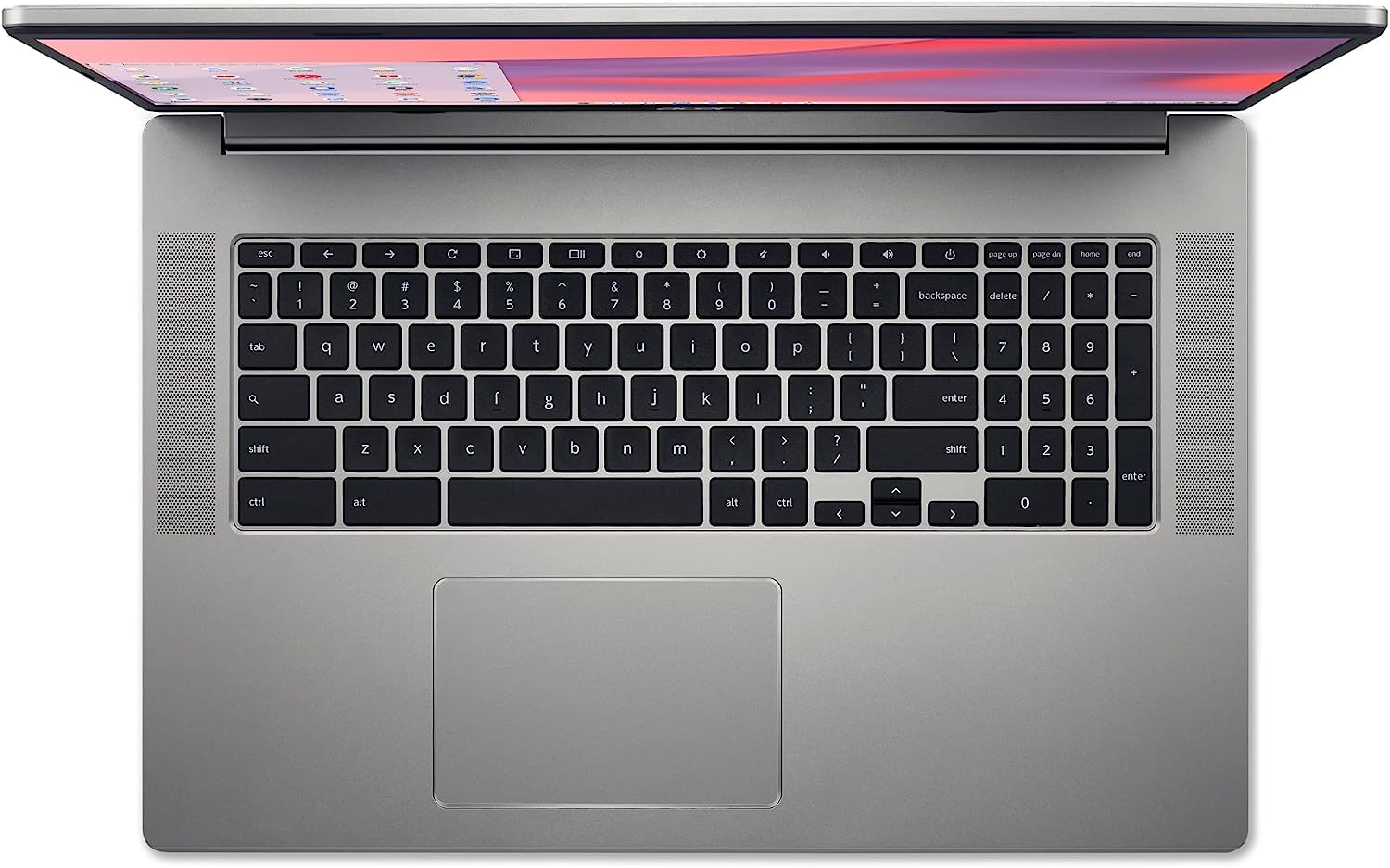 acer 2023 Newest Chromebook 317 Laptop | Intel Celeron N4500 | 17.3" Full HD IPS Display | 4GB LPDDR4X | 128GB eMMC + 256GB Micro SD Card | Chrome OS, Silver