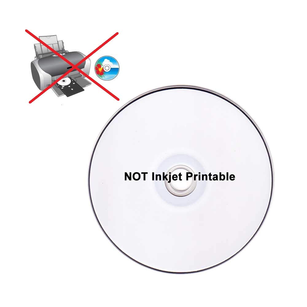 Maxtek Premium Grade White Top Surface DVD-R DVDR 16x Blank Disc, 4.7GB, 120min. 100 Pcs Pack.