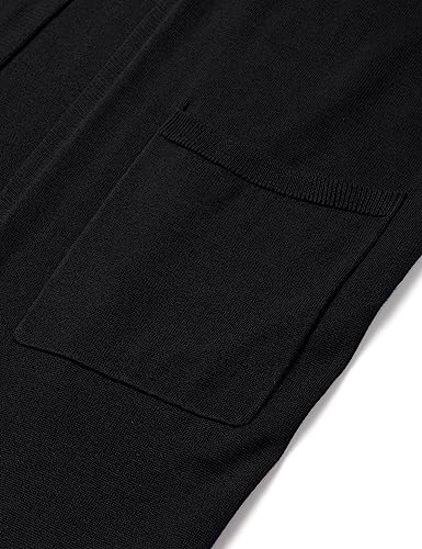 Amazon Essentials Women's Lightweight Longer Length Cardigan Sweater (Available in Plus Size), Black, 3X