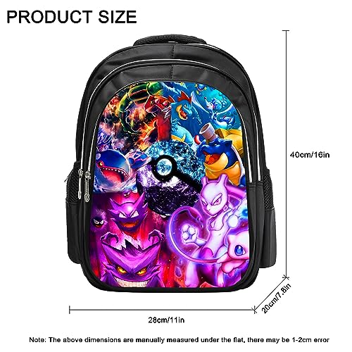 Anime Backpacks Multi-Function Game Lovers/sports fans Travel Camping Work Casual Backpack for Men/Women Funny Cute Bag