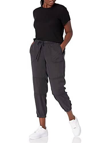 Amazon Brand - Daily Ritual Women's Lyocell Welt-Pocket Jogger, Asphalt, 10