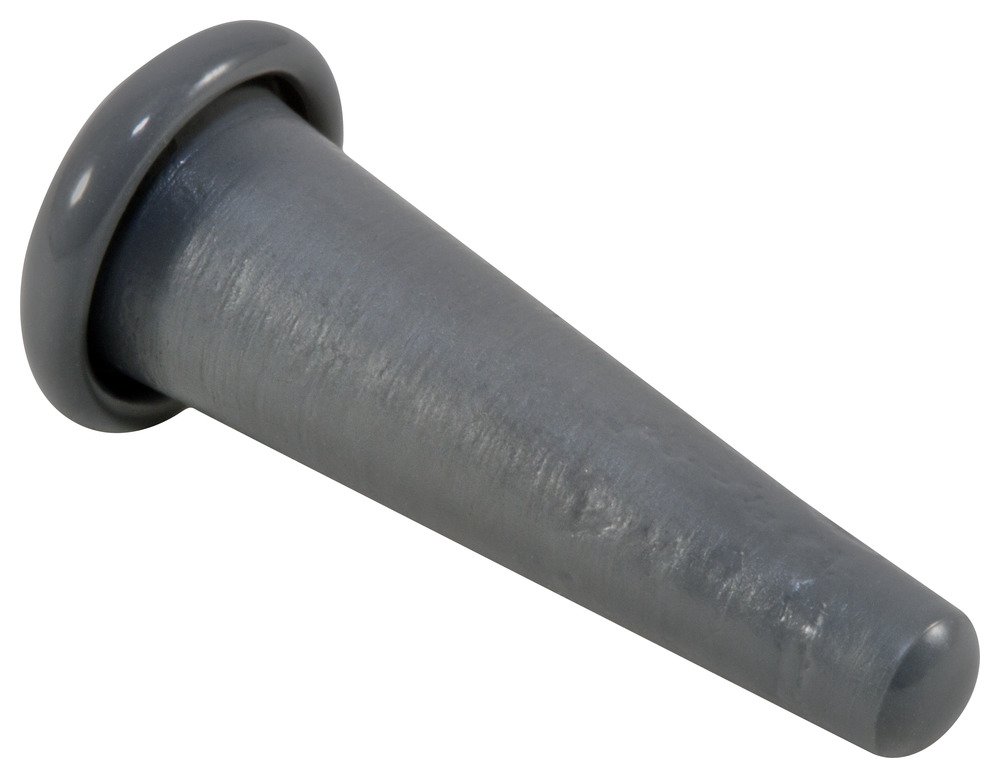 Caplugs 99390050 Plastic Tapered Plug. Max Hole Dimension TP-11, Vinyl, Medium Hole Dimensions .31" Mini Hole Dimensions .19" Length 1.000", Grey (Pack of 50)