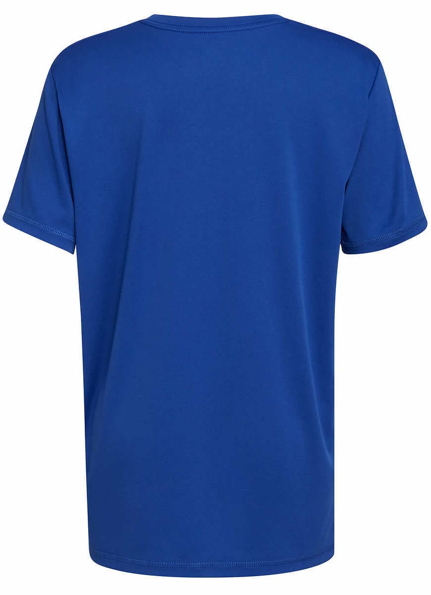 adidas Youth Boy's 2 Pack Short Sleeve Logo T-Shirts (Large(14/16), White/Blue)