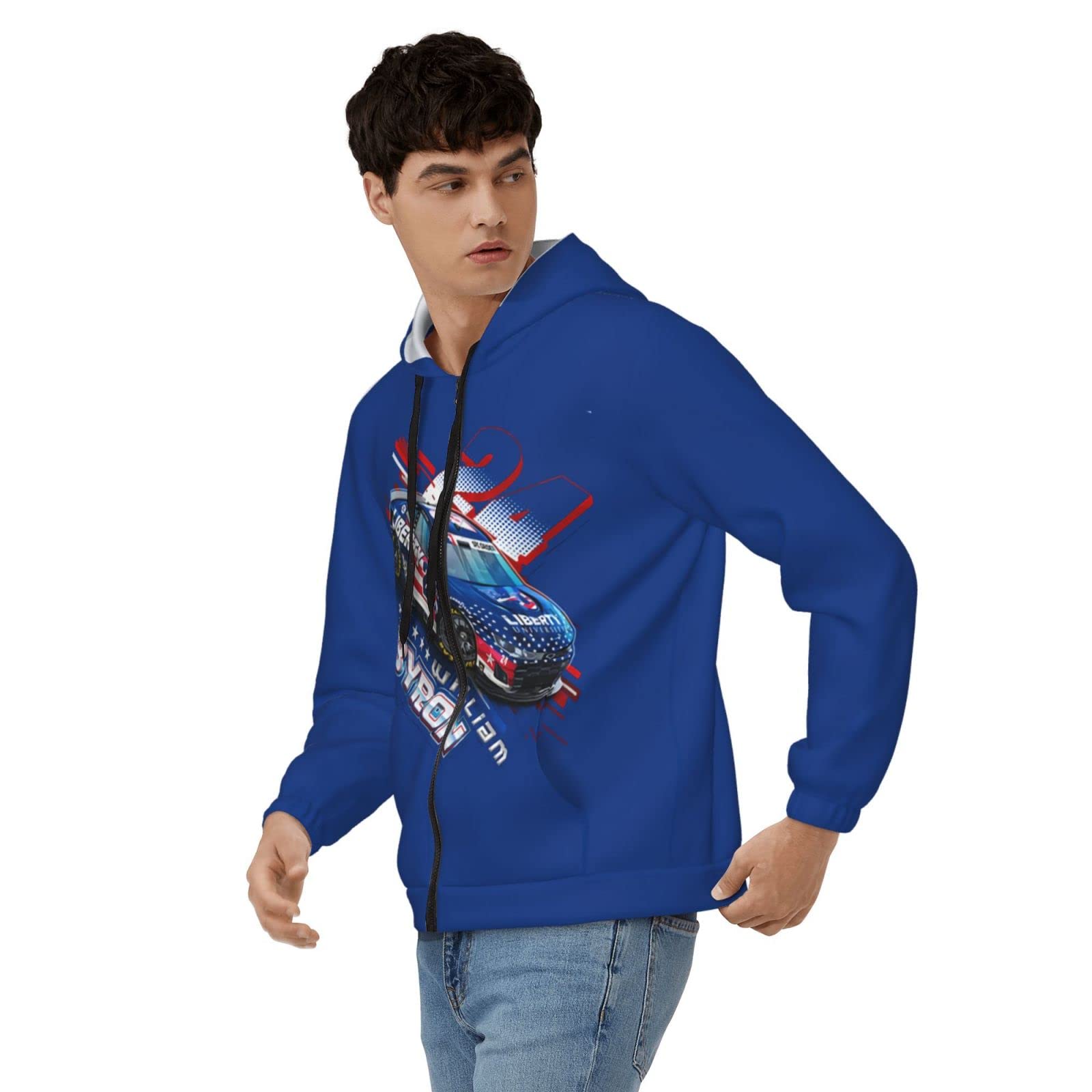 ASFRSH William Byron 24 Hoodies Zip Up Sweatshirts Thick Coats Hooded Jacket Hoodie Unisex Print Coat Jacket