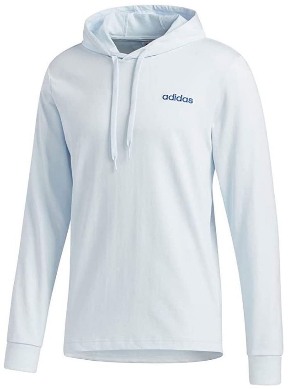 adidas mens Over-the-Head Pullover Sky Tint/Team Royal Blue Medium