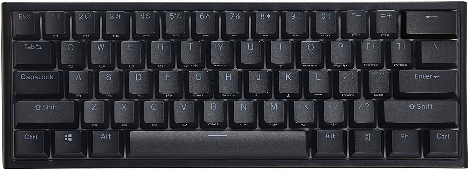 AkkoXDucky BOYI 60% Mechanical Gaming Keyboard,BOYI 61 Mini RGB Cherry MX Switch PBT Keycap 60% RGB Mechanical Gaming Keyboard (Black Color, Cherry MX Red Switch)