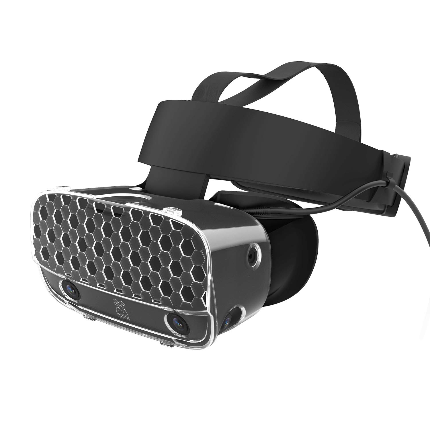 AMVR VR Headset Cover Protective Shell for Oculus Rift S Headset Accessories, Preventing Collisions and Scratches (Transparent)