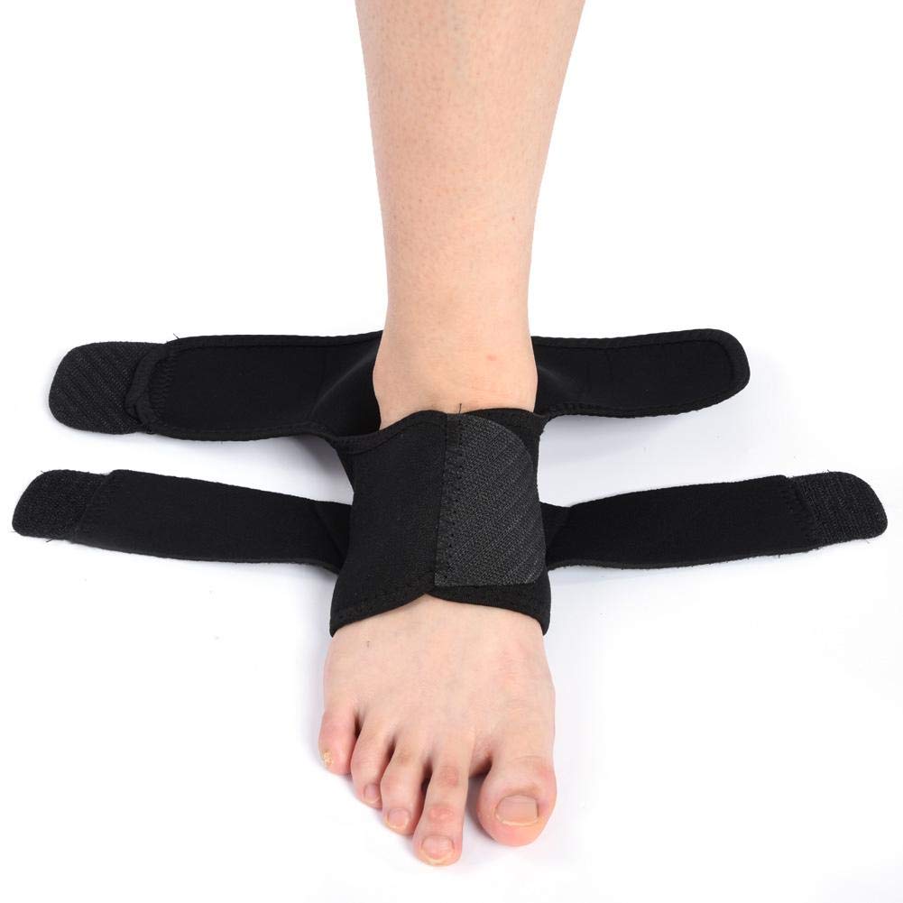 Ankle Support Brace, Ankle Brace for Women and Men, Foot Sprain Injury Pain Wrap Strap Protector Black Adjustable Breathable Ankle Support Brace Compression Ankle Support Wrap For Sprained Ankle