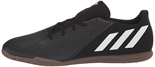 adidas Unisex Predator Edge.4 Indoor Sala Soccer Shoe, Core Black/White/Vivid Red, 11 US Men