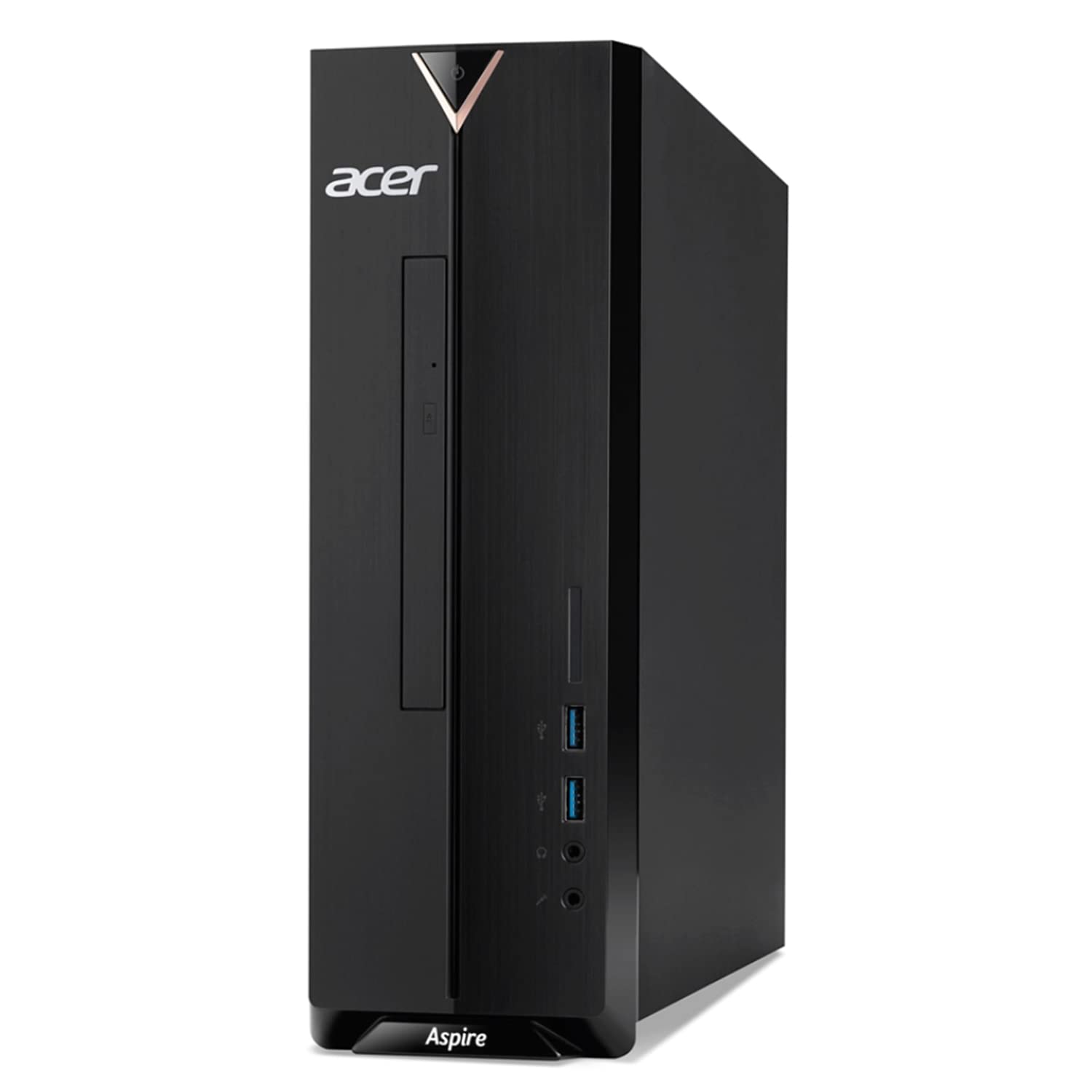 acer Aspire Tower Desktop, Intel Celeron J4125 Processor, 12GB RAM, 1TB PCIe SSD, DVD, HDMI, VGA, Wi-Fi, Wired KB & Mouse, Windows 11 Home, Black