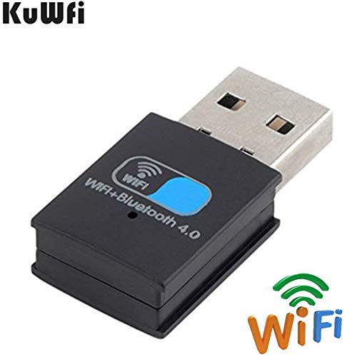 KuWFi WiFi+ Bluetooth 4.0 USB Wireless WiFi USB Adapter LAN Network LAN Card Portable Mini AP for Desktop Laptop