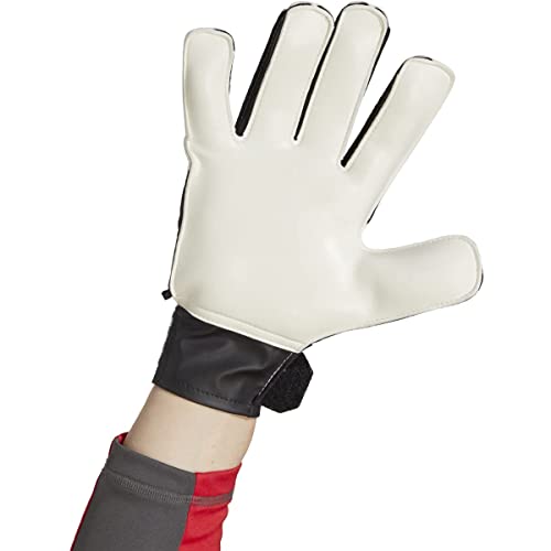 adidas Unisex-Adult Tiro Club Goalie Gloves, Black/White/Black, 6