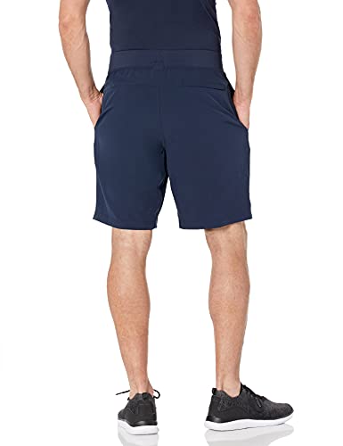 Amazon Essentials Men's 9" Stretch Woven Training Short, Navy, Large