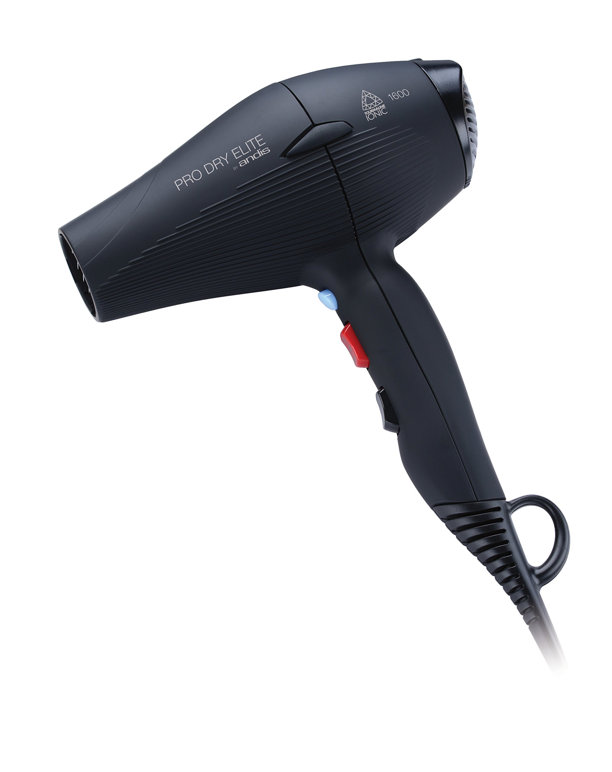 Andis 1600-Watt Professional Pro Dry Tourmaline Ionic Styling Hair Dryer, Black (81000)