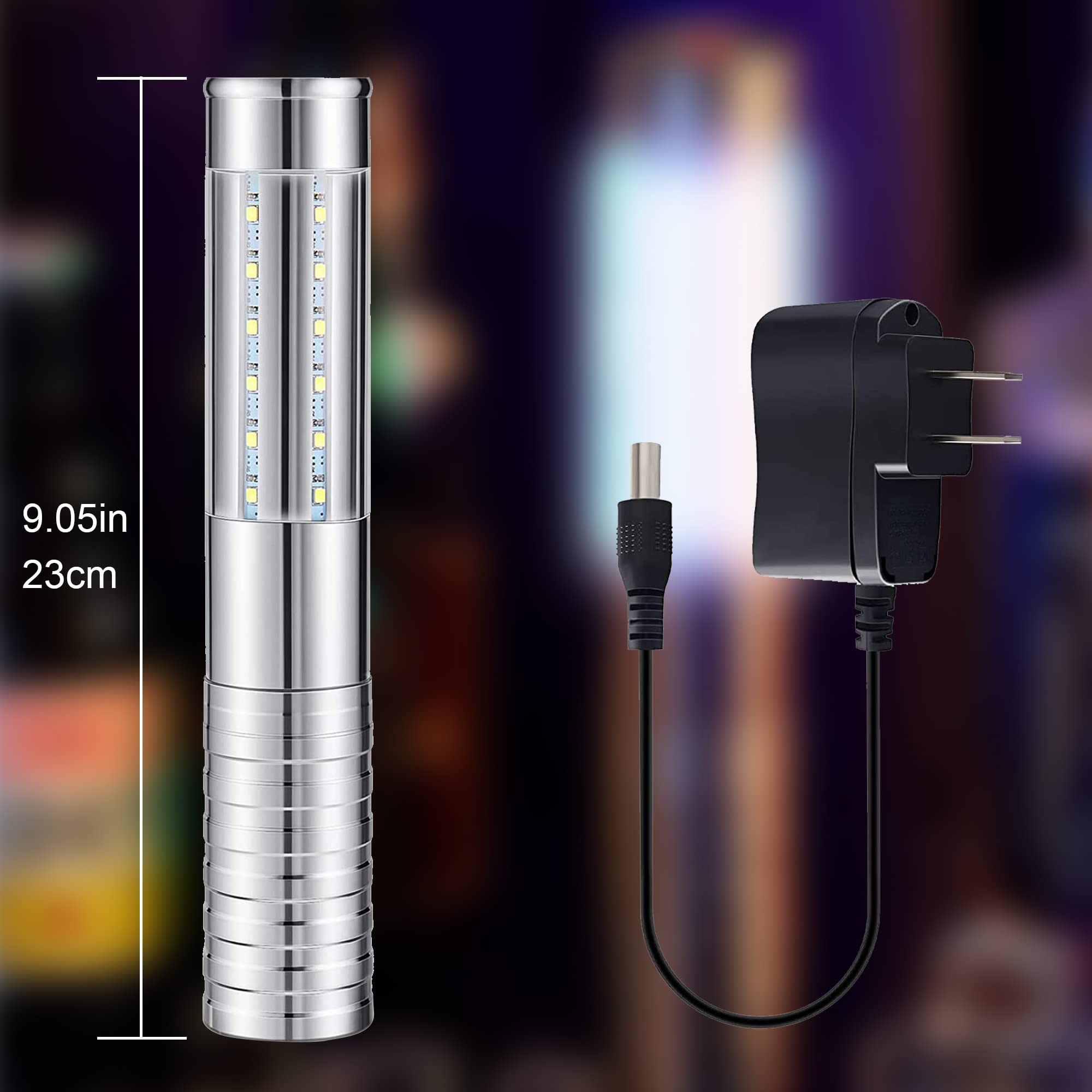 Arrozon LED Strobe Baton Light LED Bottle Service Light Party Flashing Light, Reusable Handheld Light with 3 Lighting Modes for Party,Concert Event Outdoor, Festivals, Bars, Concert Event
