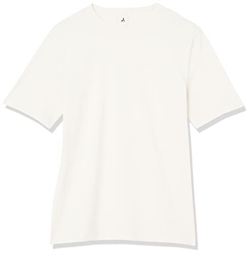Amazon Aware Men's Organic Cotton Crew Short-Sleeve T-Shirt, Off-white, X-Large