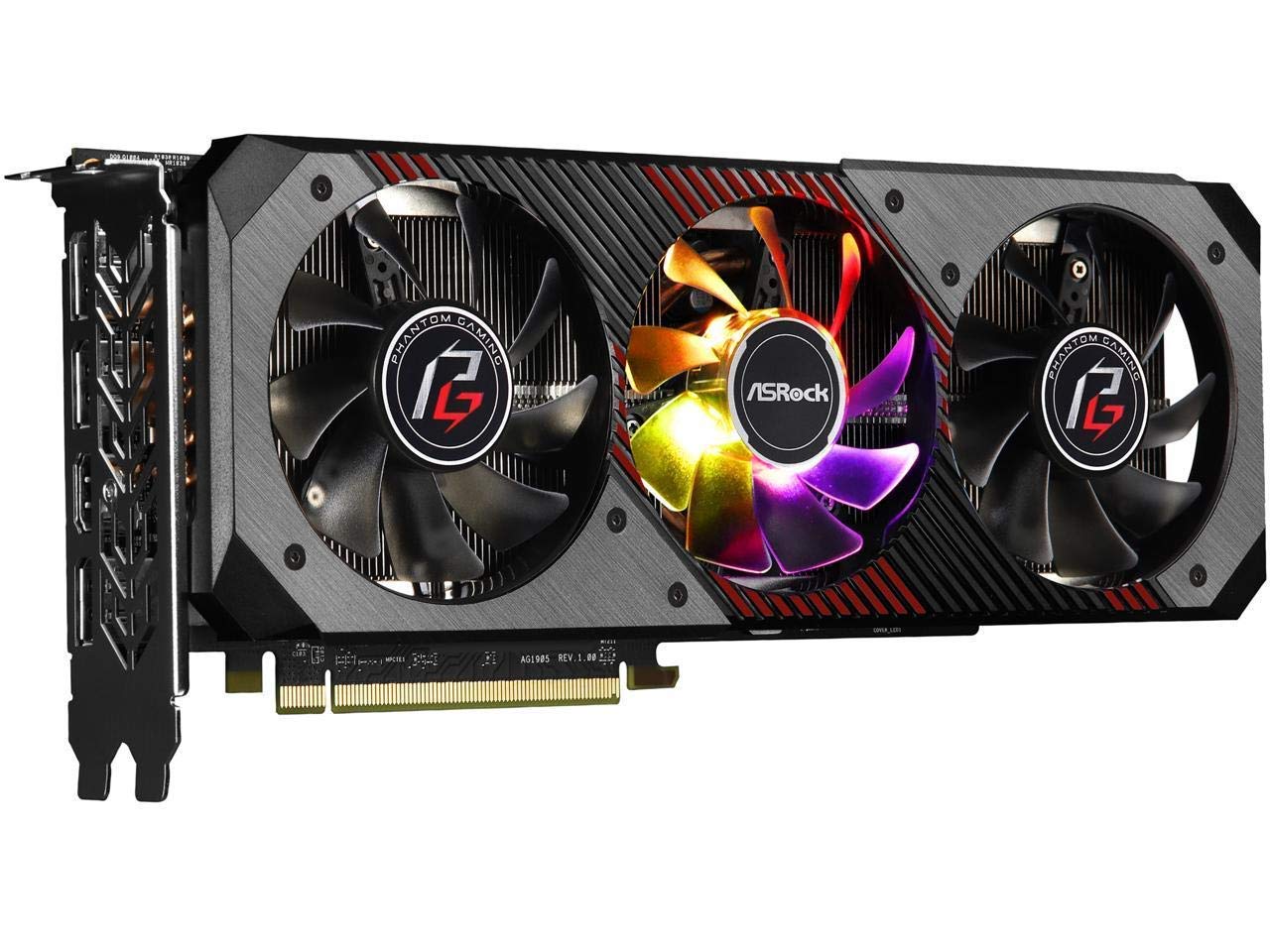 ASRock Phantom Gaming D Radeon RX 5700 XT 8G OC Video Card Model RX5700XT PGD 8GO (Renewed)