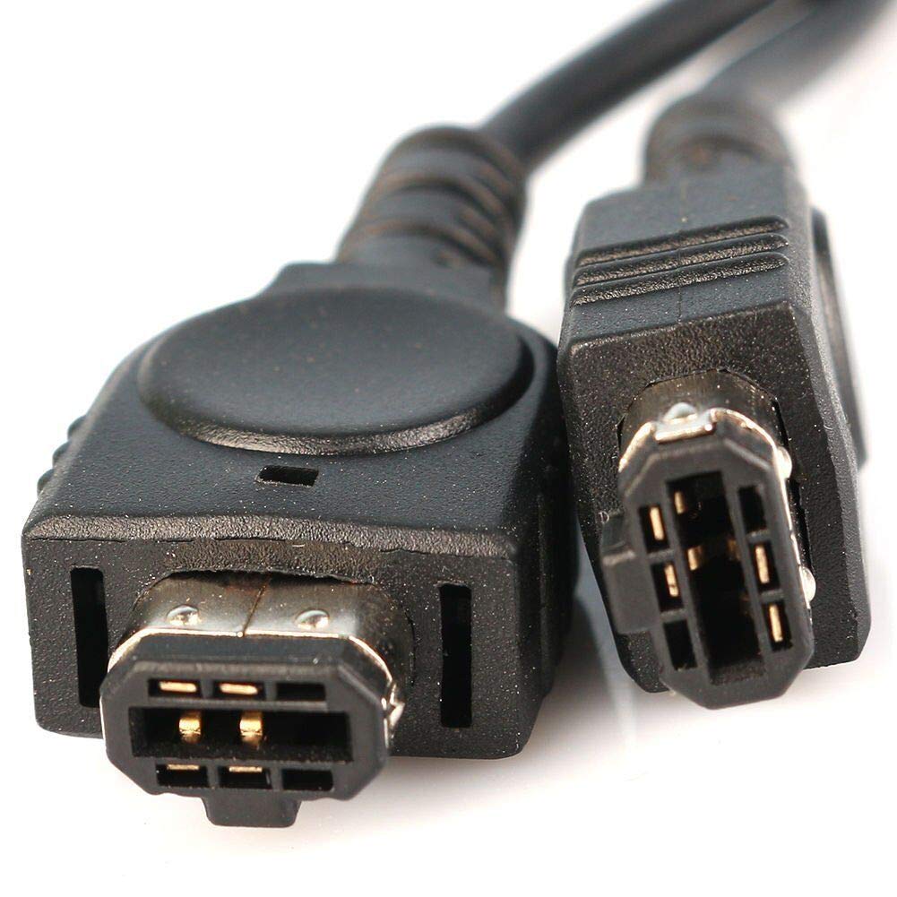 Gameboy Player Link Cable Connect Cord Cable, 2 Pack for Nintendo Gameboy Advance and SP