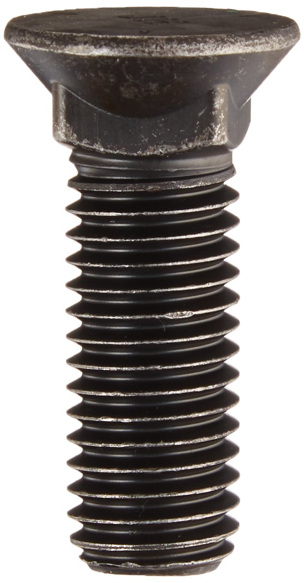 The Hillman Group 260123 5/8-Inch x 2-Inch Plow Bolts, 25-Pack , black