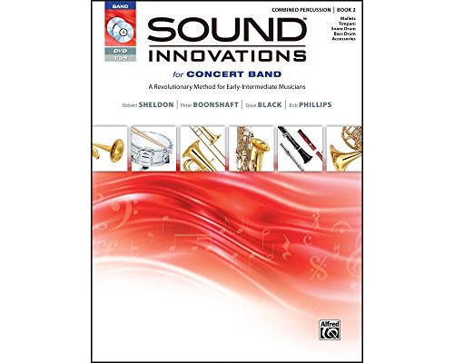 Alfred Sound Innovations for Concert Band Book 2 Combined Percussion Book CD/DVD