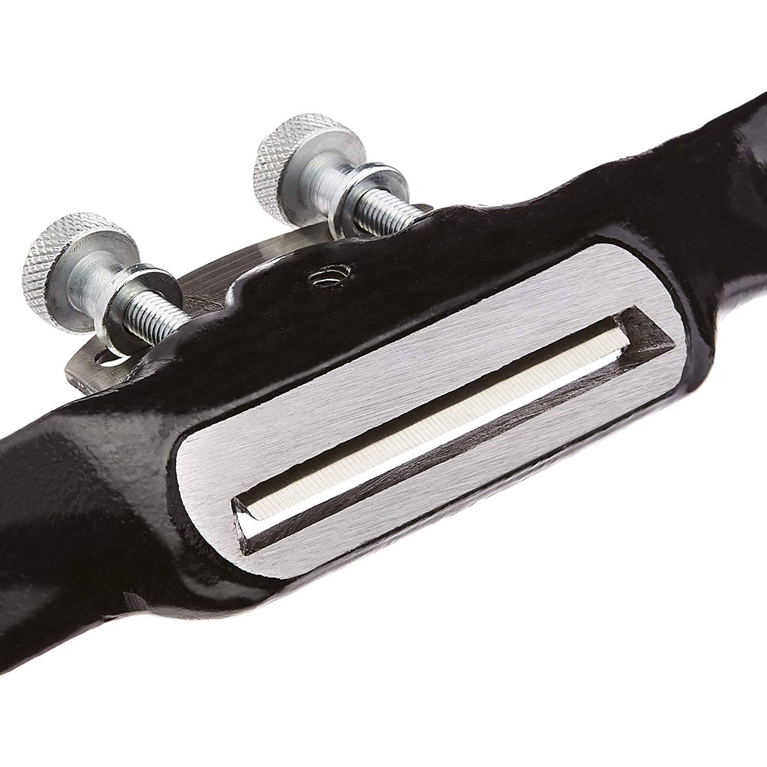 Amazon Basics 10-Inch Adjustable Precision Woodworking Spokeshave with Flat Base and Metal Blade